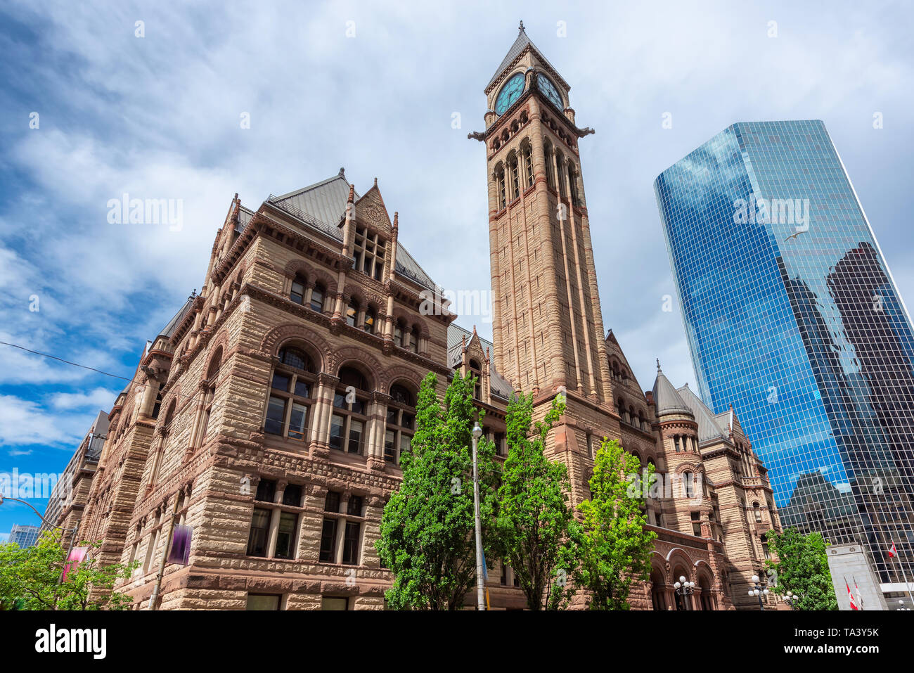 Old city hall clock tower toronto hi-res stock photography and images ...