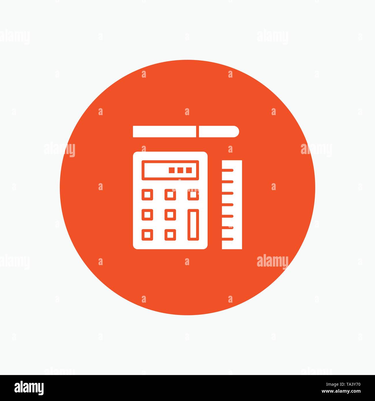 Pen and calculator Stock Vector Images - Alamy