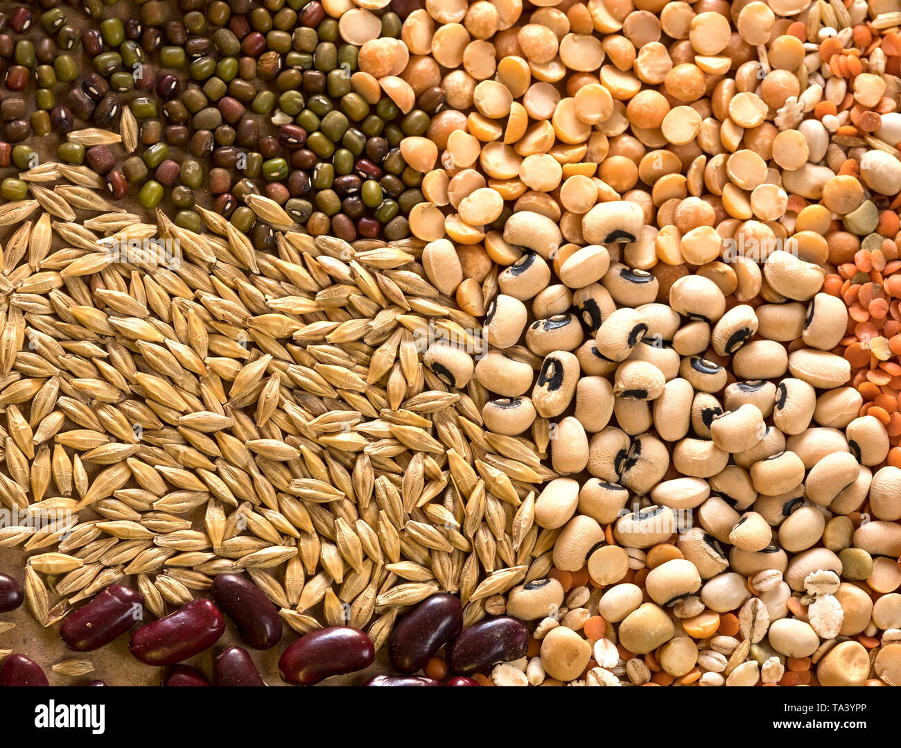 Still life dry cooking ingredients image Stock Photo - Alamy