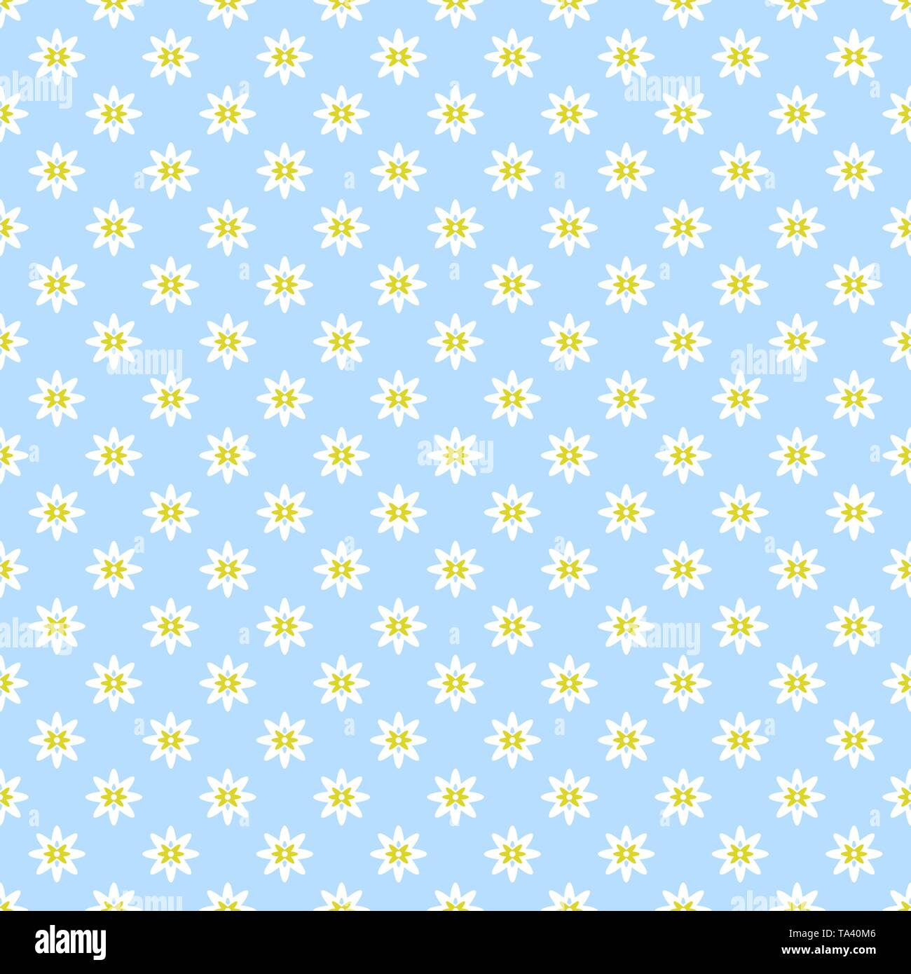 Vector seamless texture. Small tender flowers Stock Vector Image & Art ...