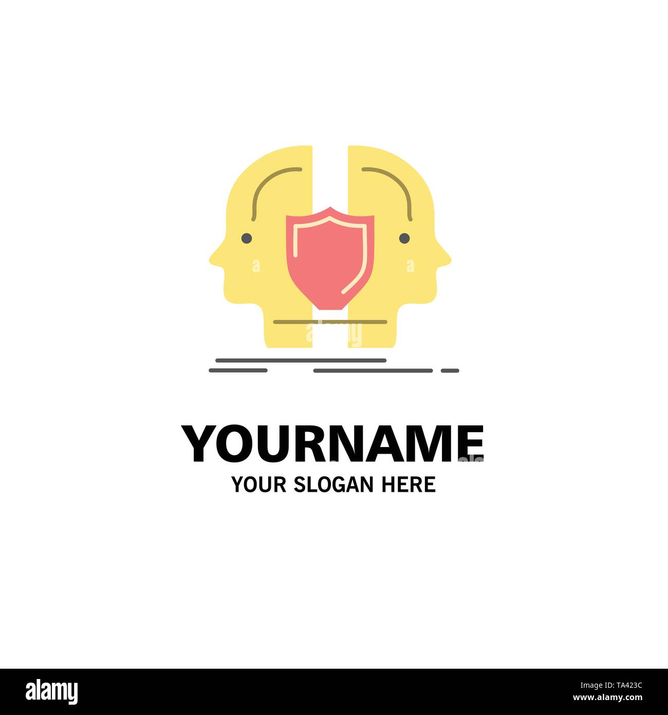 Young man silhouette identity Cut Out Stock Images & Pictures - Alamy