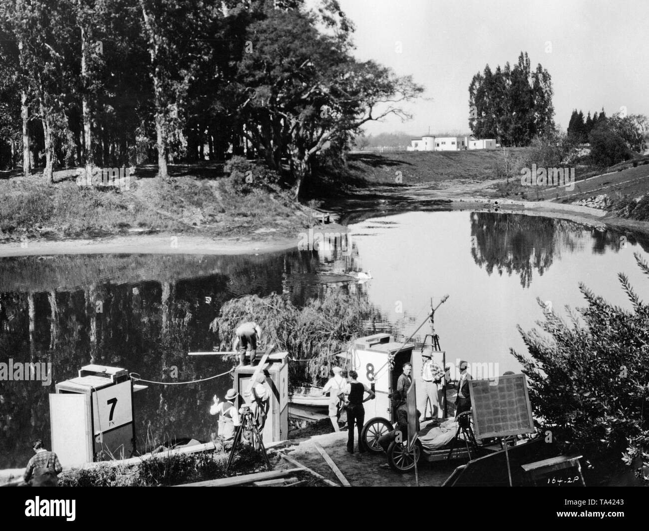 Shooting of the first national Vitaphone film "The Careless Age ...