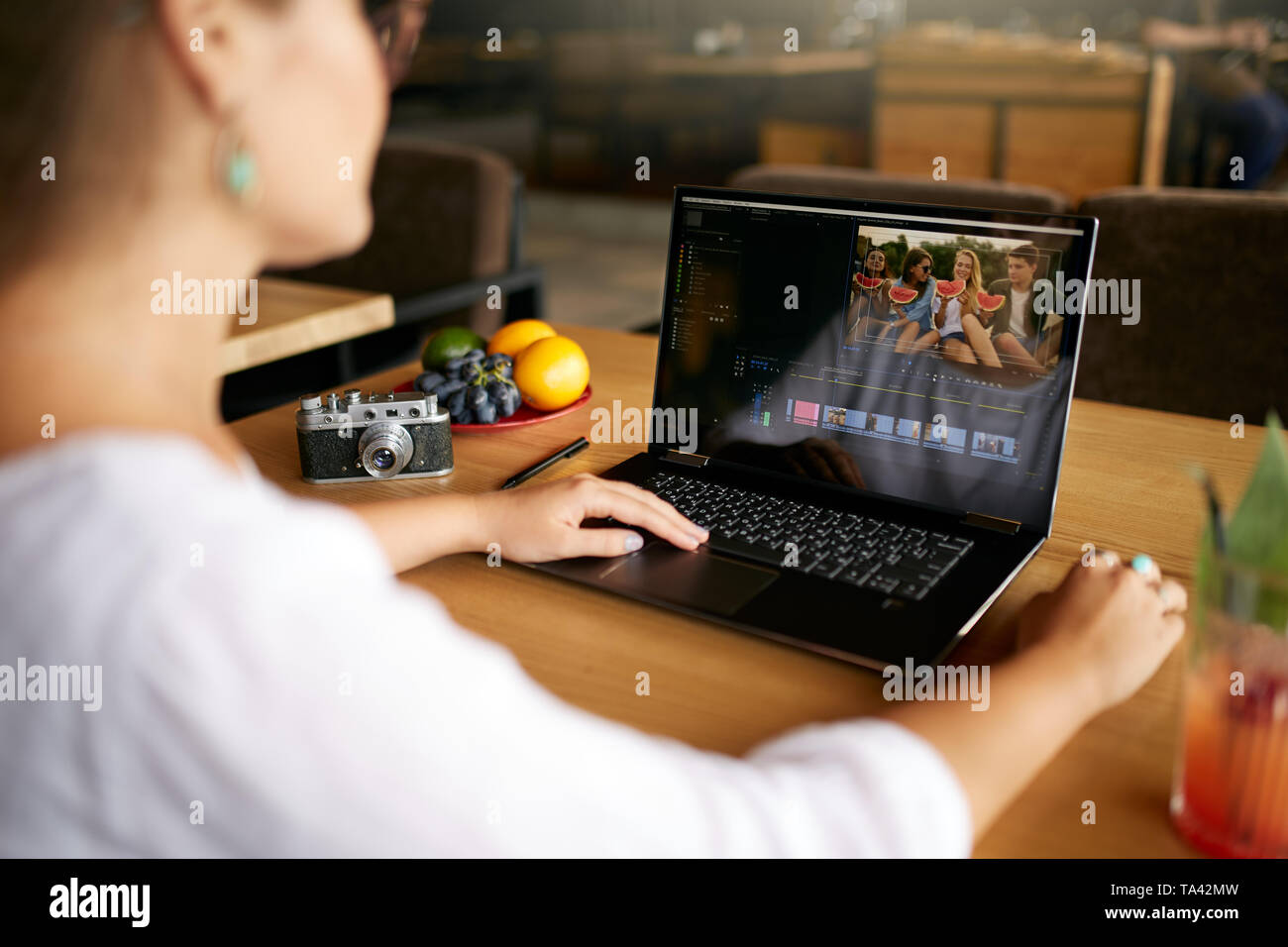 Video project editing timeline hi-res stock photography and images - Alamy