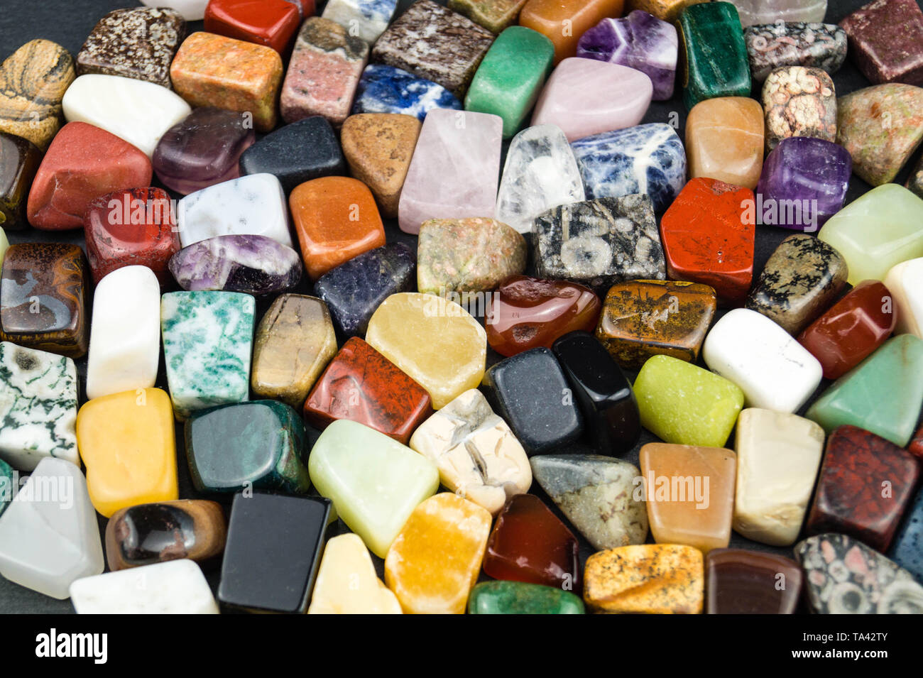 semi precious stones Stock Photo - Alamy