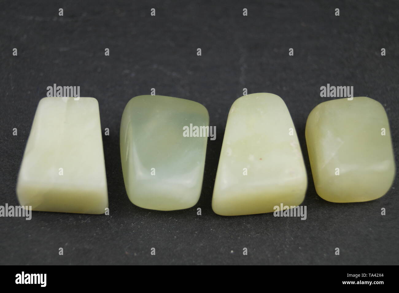 Jade - semi precious stones Stock Photo - Alamy