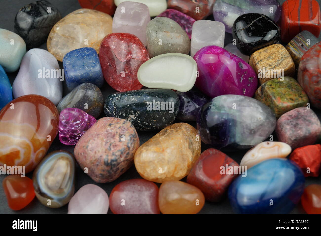 semi precious stones Stock Photo - Alamy