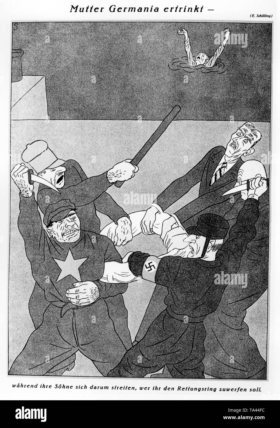 Simplicissimus caricature hi-res stock photography and images - Alamy