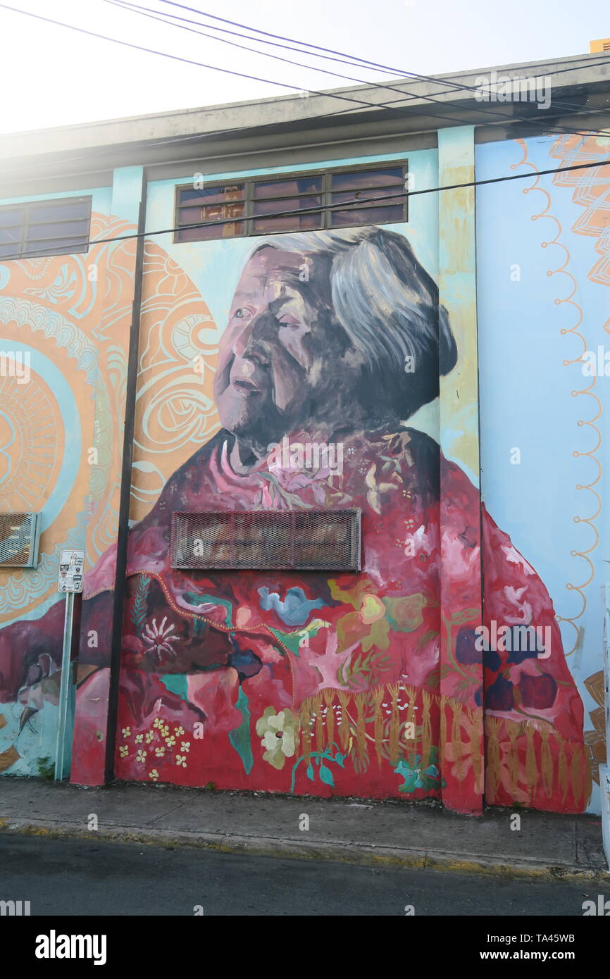 Street art, San Jose, Puerto Rico Stock Photo - Alamy