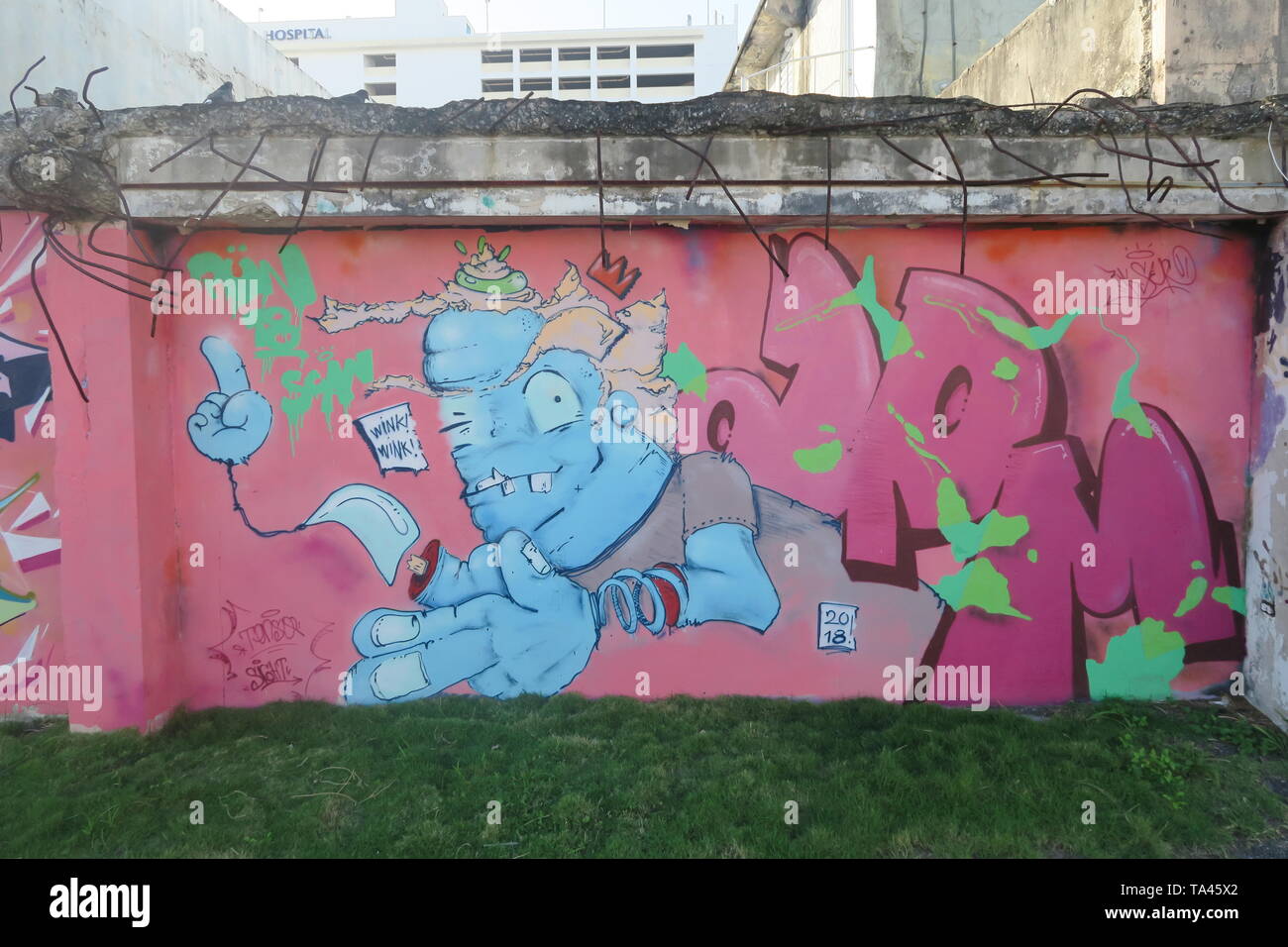 Street art, San Jose, Puerto Rico Stock Photo - Alamy