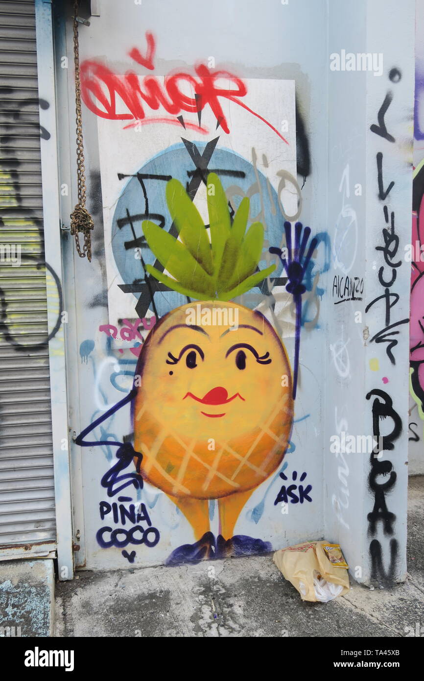 Street art, San Jose, Puerto Rico Stock Photo - Alamy