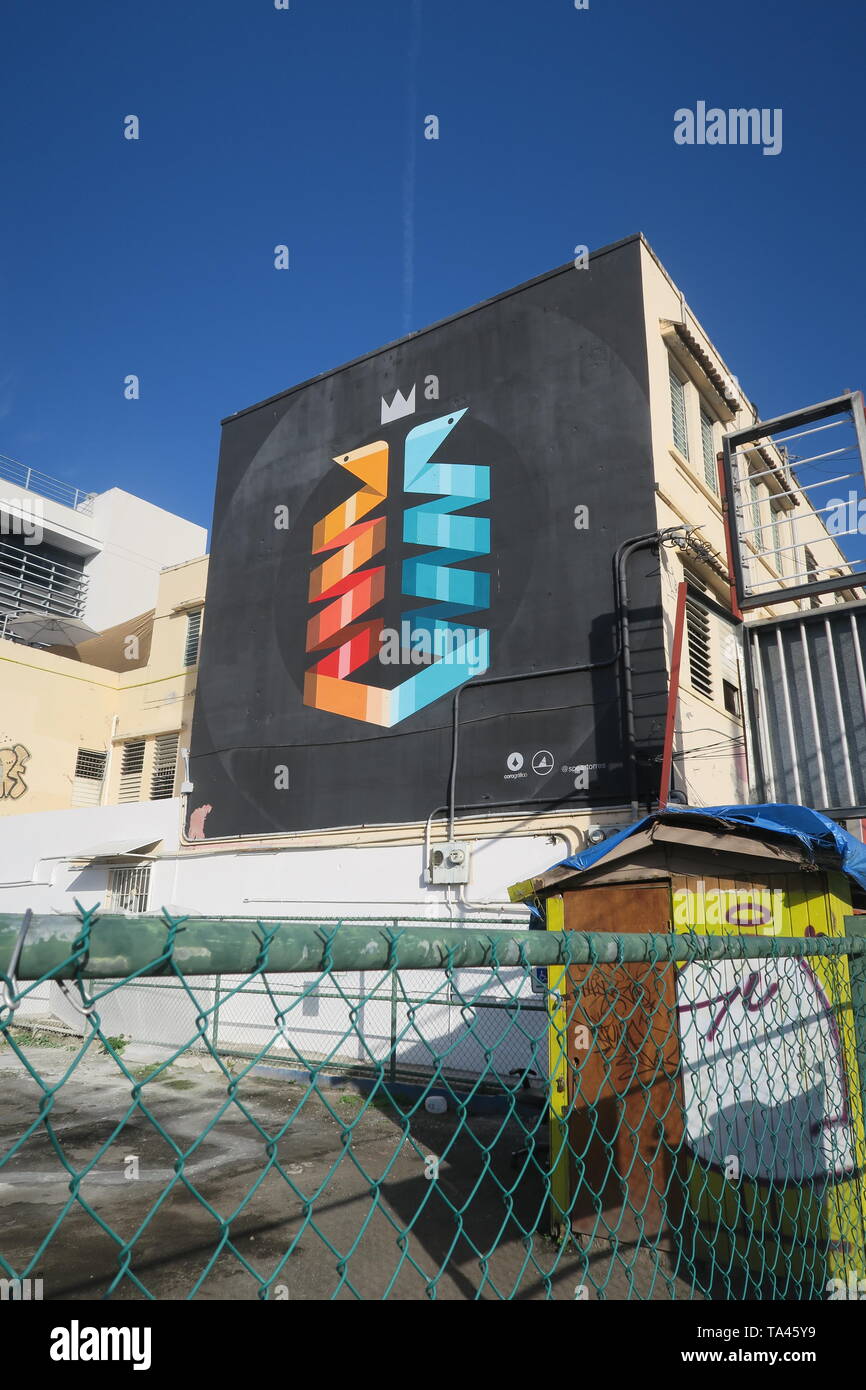 Street art, San Jose, Puerto Rico Stock Photo - Alamy