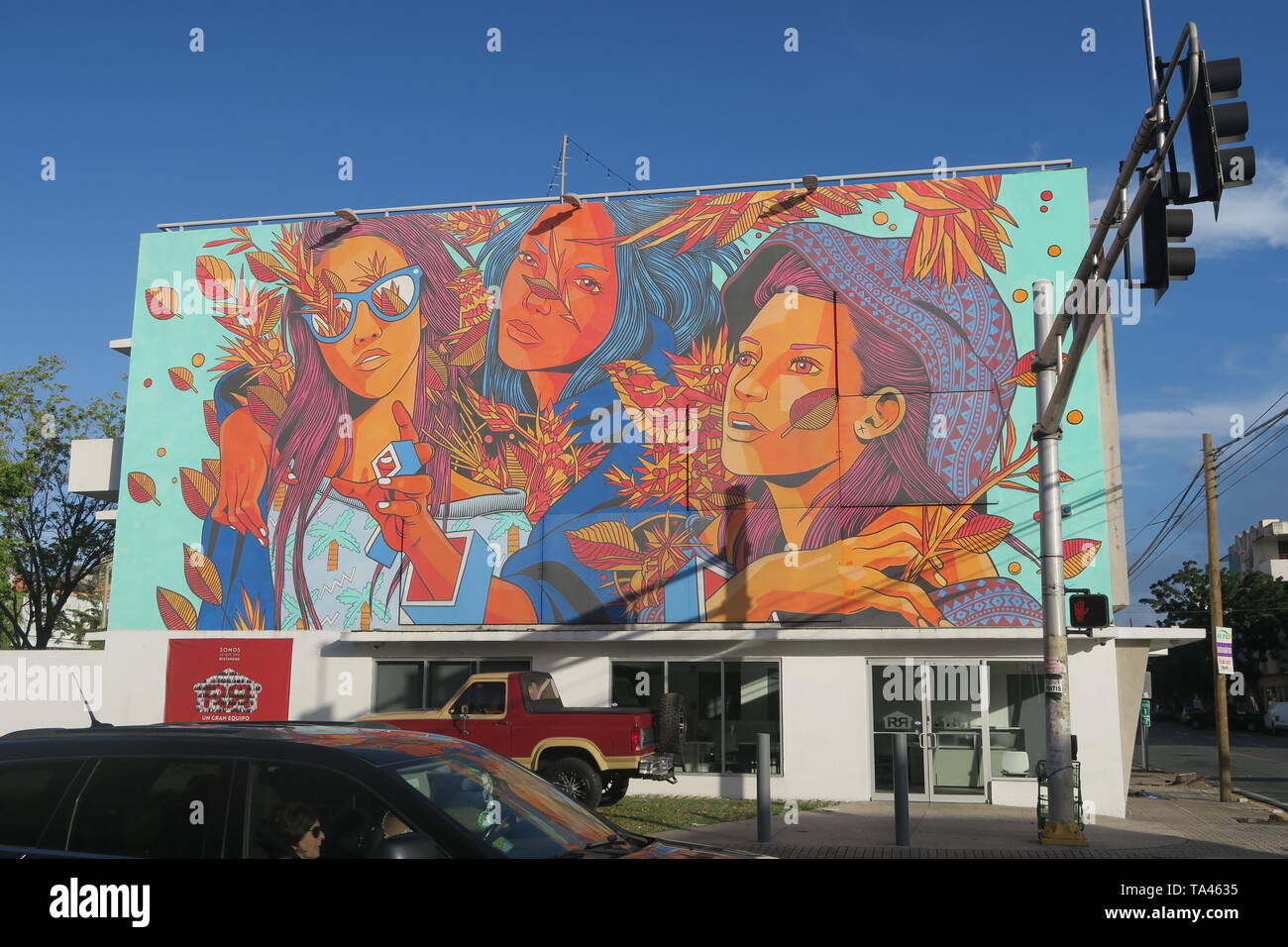 Street art, San Jose, Puerto Rico Stock Photo - Alamy