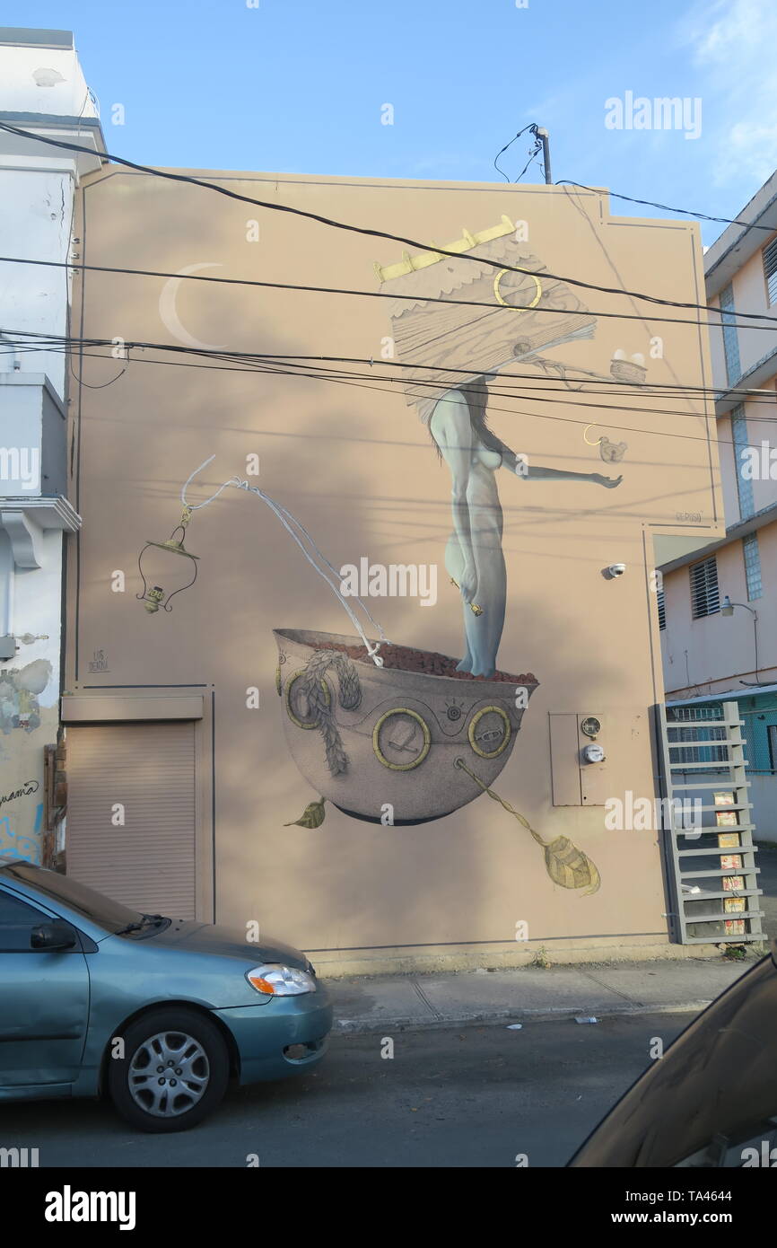 Street art, San Jose, Puerto Rico Stock Photo - Alamy