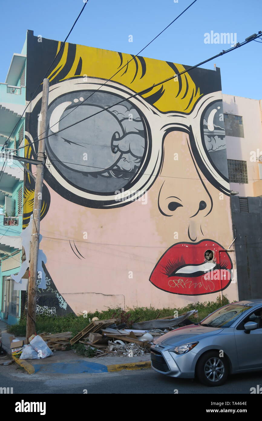 Street art, San Jose, Puerto Rico Stock Photo - Alamy