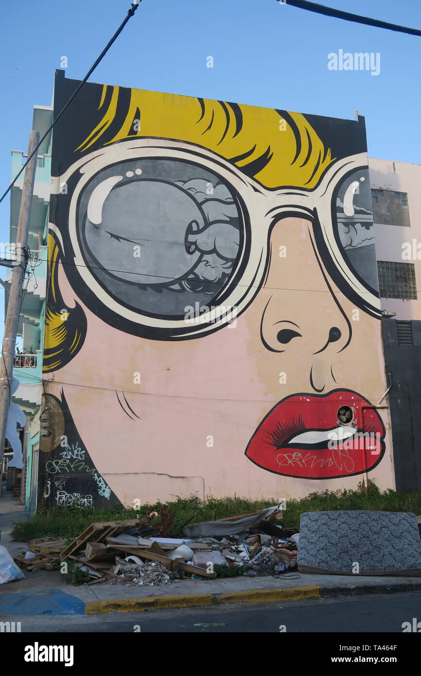 Street art, San Jose, Puerto Rico Stock Photo - Alamy