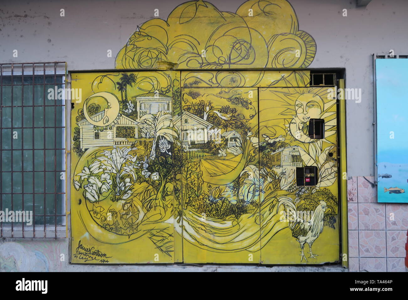 Street art, San Jose, Puerto Rico Stock Photo - Alamy