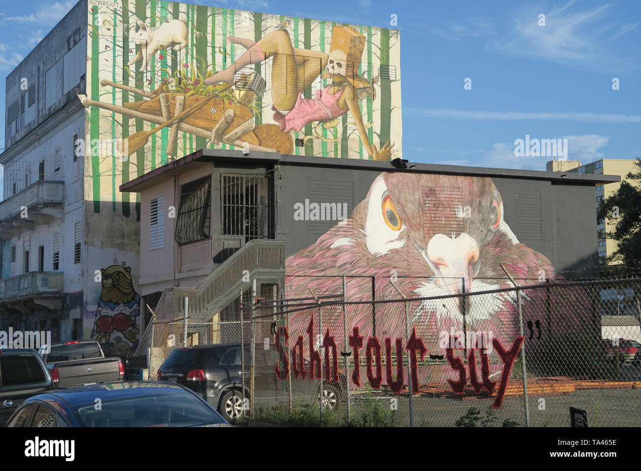 Street art, San Jose, Puerto Rico Stock Photo - Alamy