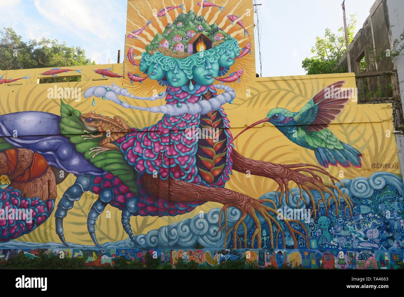 Street art, San Jose, Puerto Rico Stock Photo - Alamy