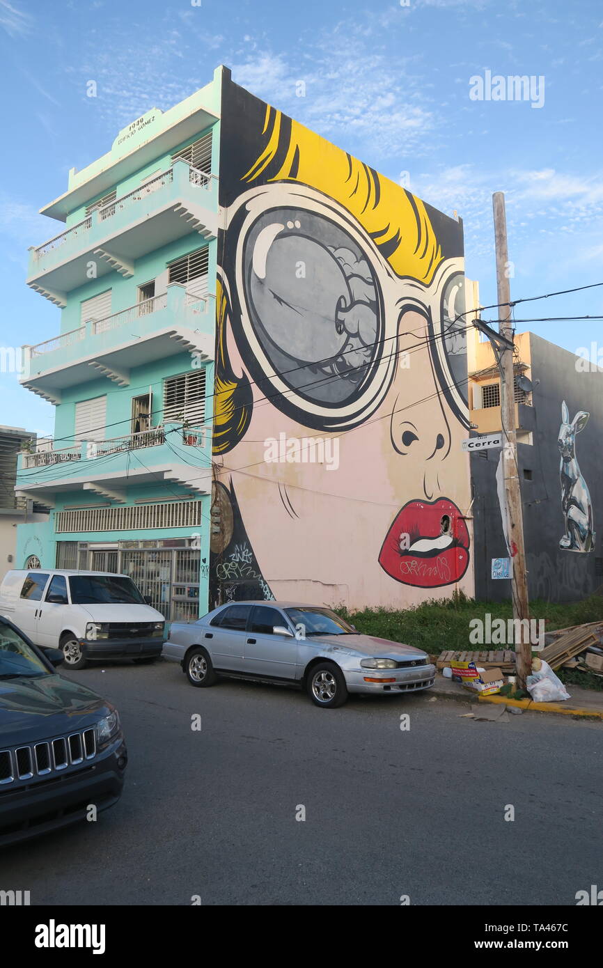 Street art, San Jose, Puerto Rico Stock Photo - Alamy
