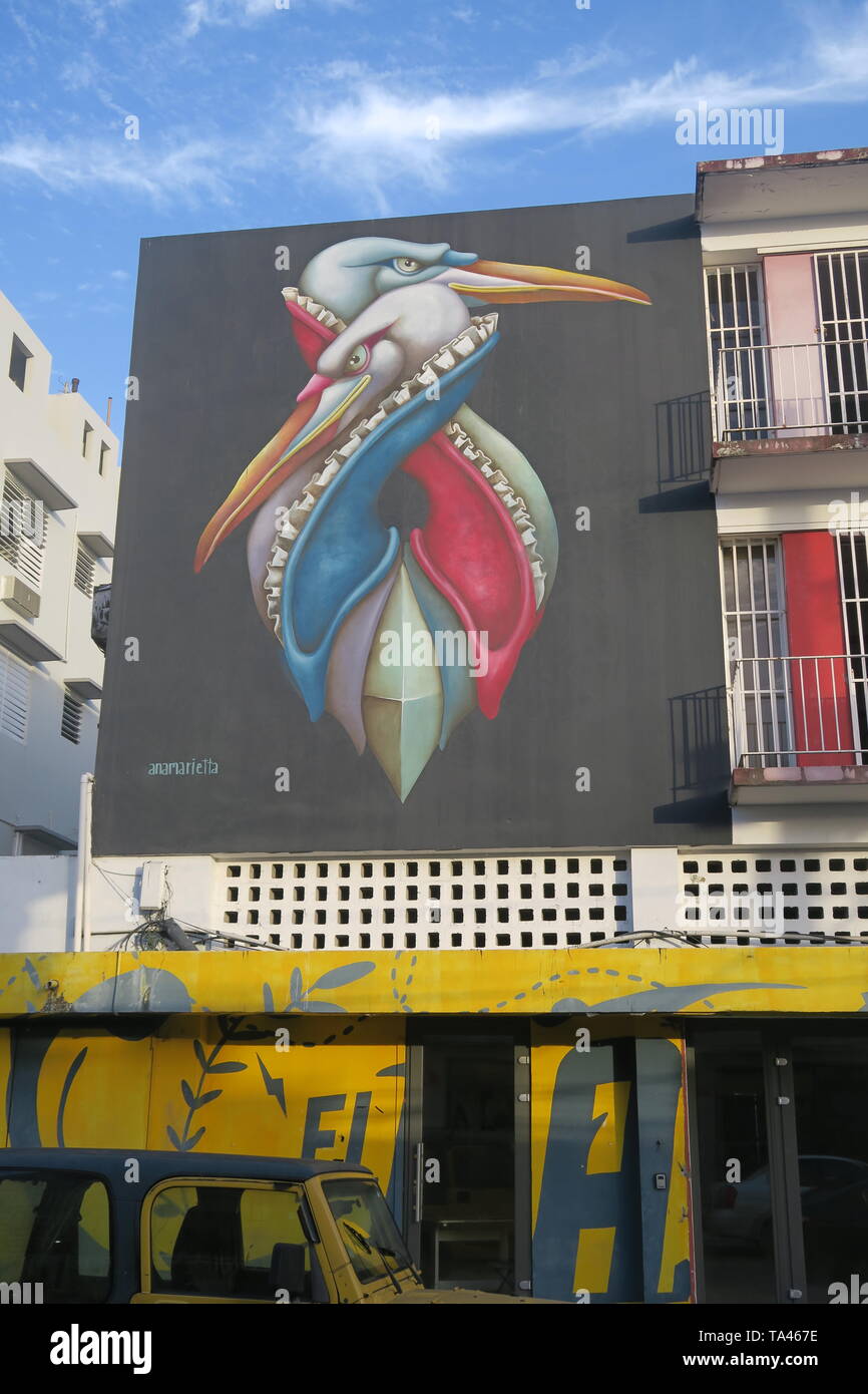 Street art, San Jose, Puerto Rico Stock Photo - Alamy