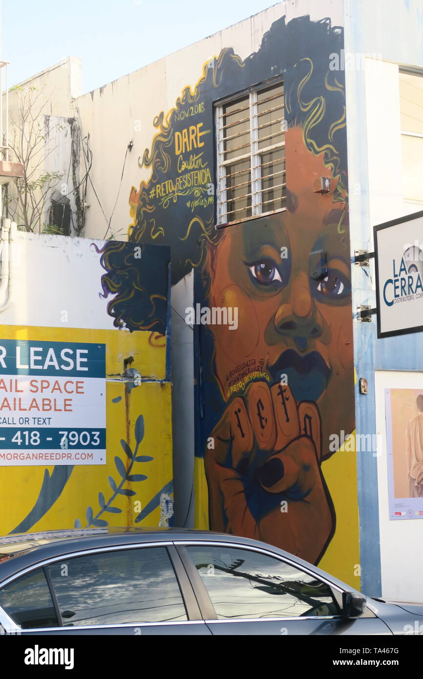 Street art, San Jose, Puerto Rico Stock Photo - Alamy