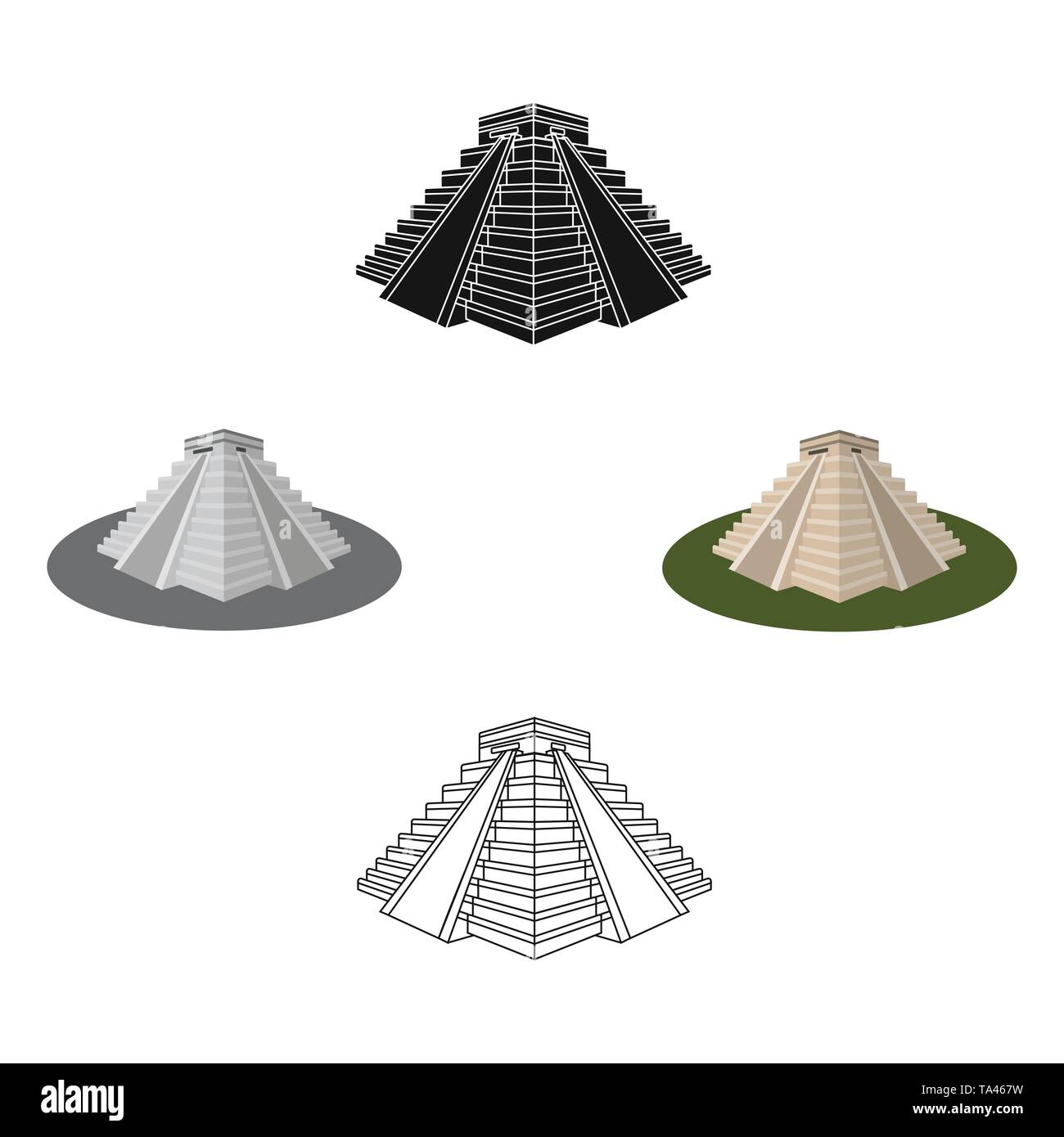 Kukulkan vector vectors hi-res stock photography and images - Alamy