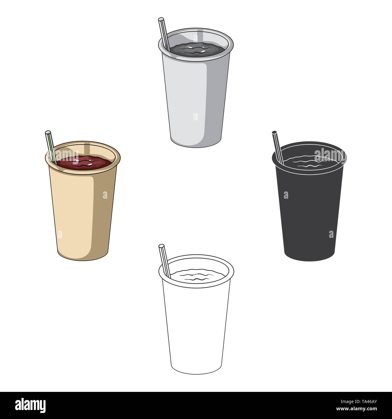 Glass, single icon in cartoon,black style.Glass, vector symbol stock ...