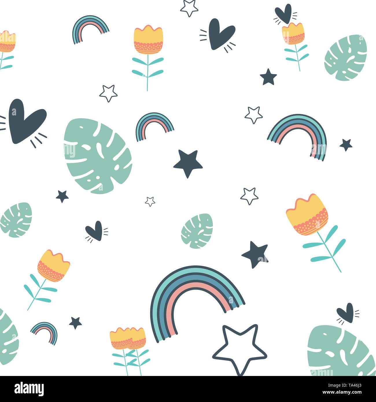 Rainbow background design, Weather climate time report meteorology sky ...