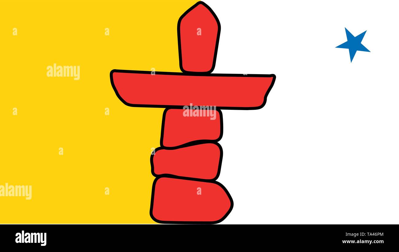 Nunavut flag vector hi-res stock photography and images - Alamy