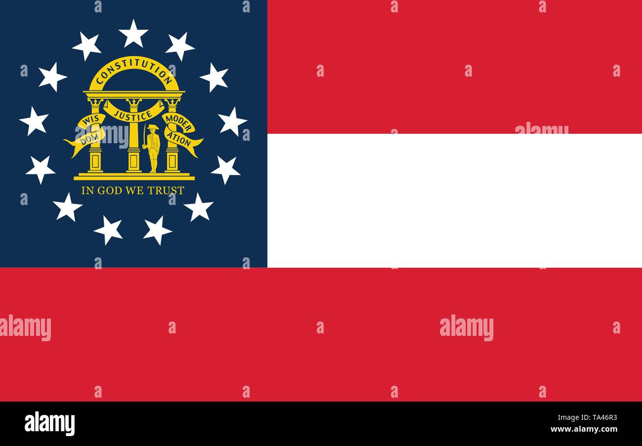 Macon georgia flag hi-res stock photography and images - Alamy