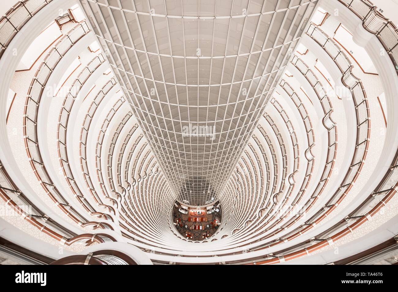 Atrium of jin mao tower hi-res stock photography and images - Alamy