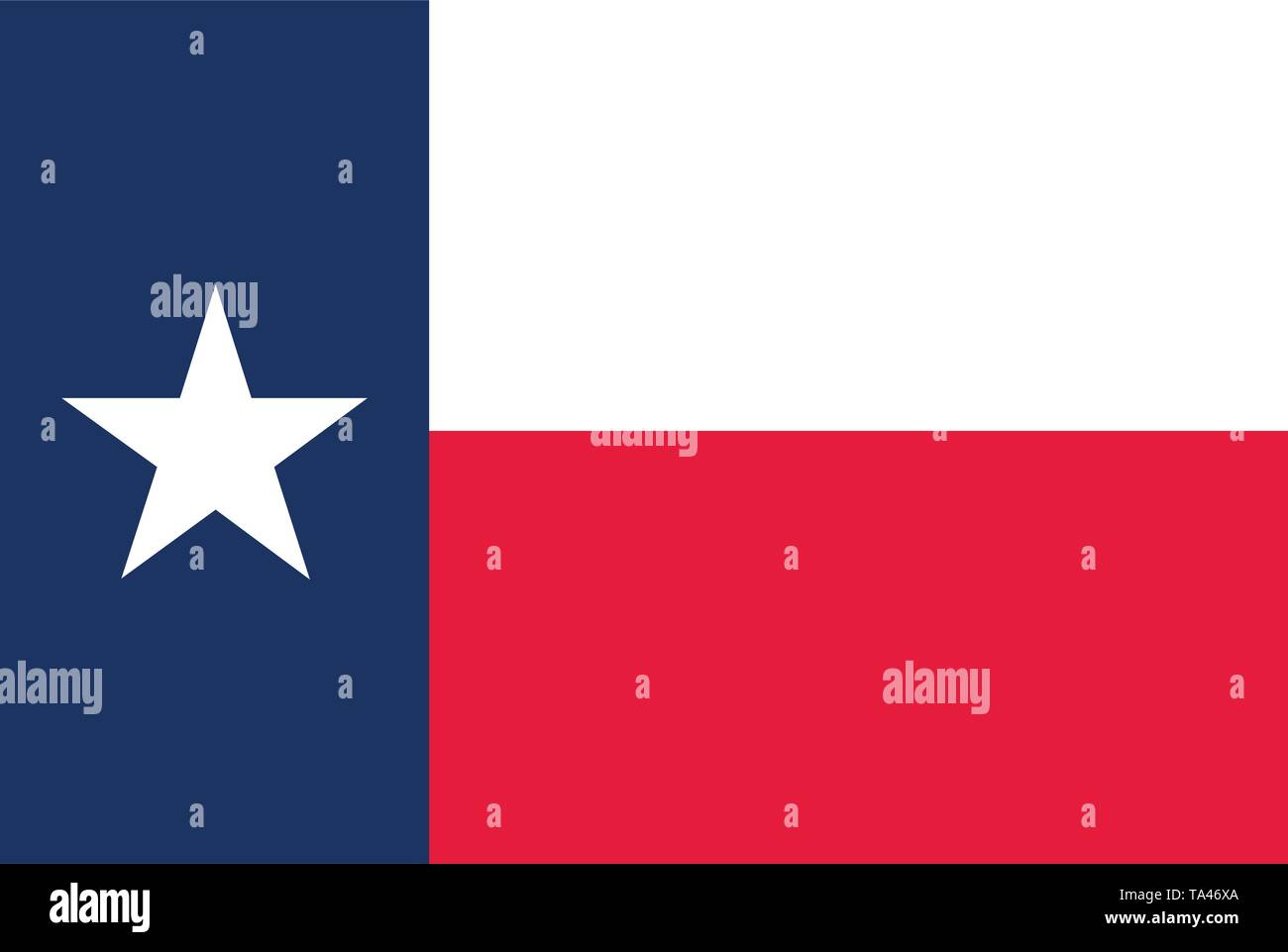 Official flag of texas Stock Vector Images - Alamy