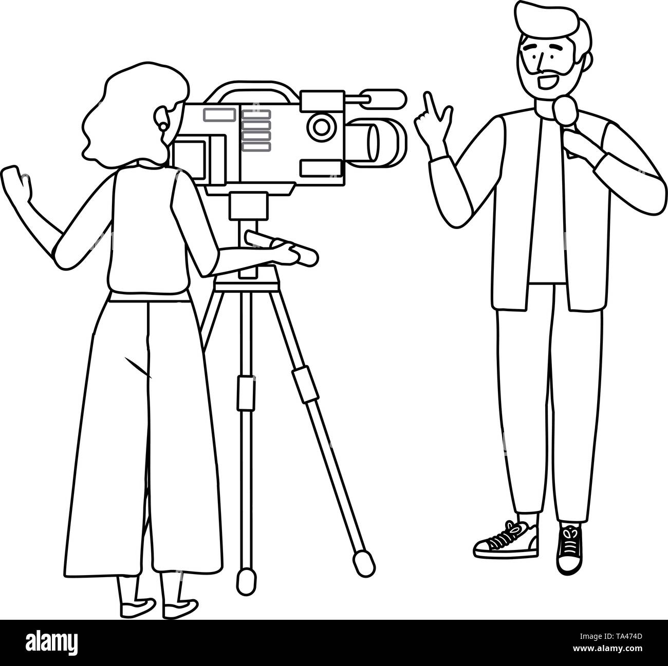 Broadcasting reportage design, News media communication journalism ...