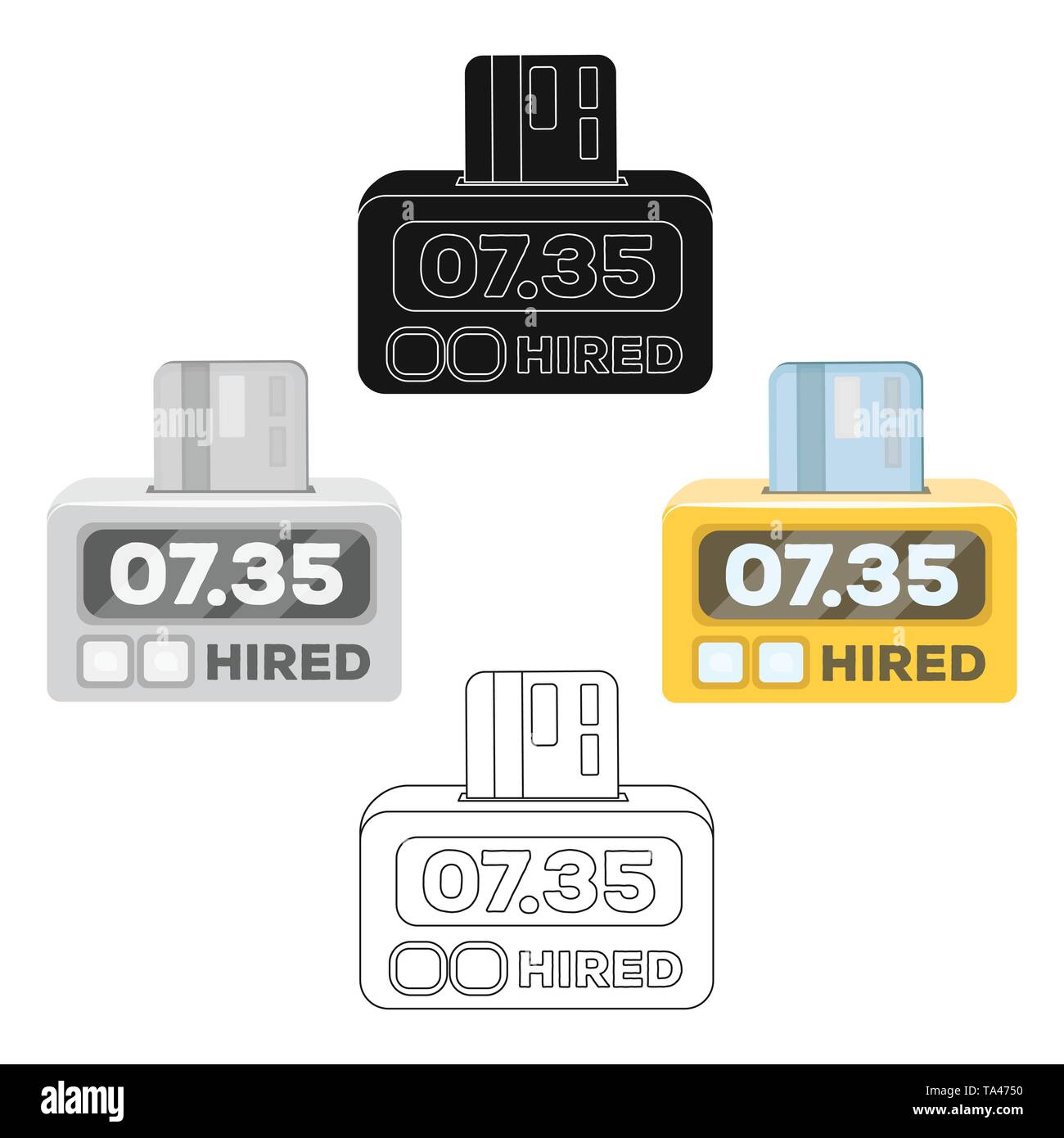 Bank cab Stock Vector Images - Alamy