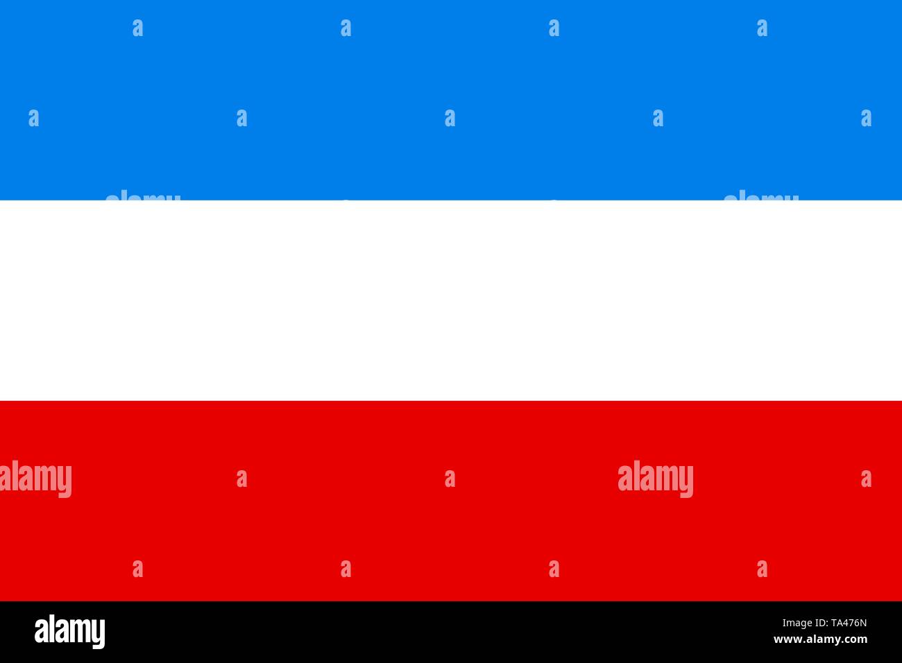 Vector flag of Mannheim city, Baden-Württemberg, Germany. Vector flag ...
