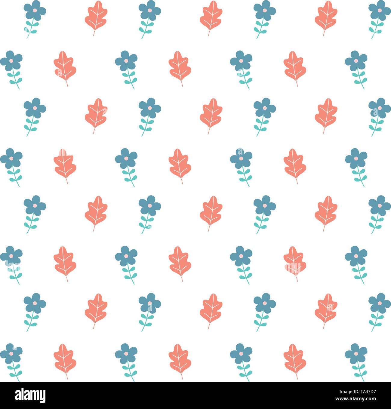 Flowers and leaves design, floral nature plant ornament garden ...