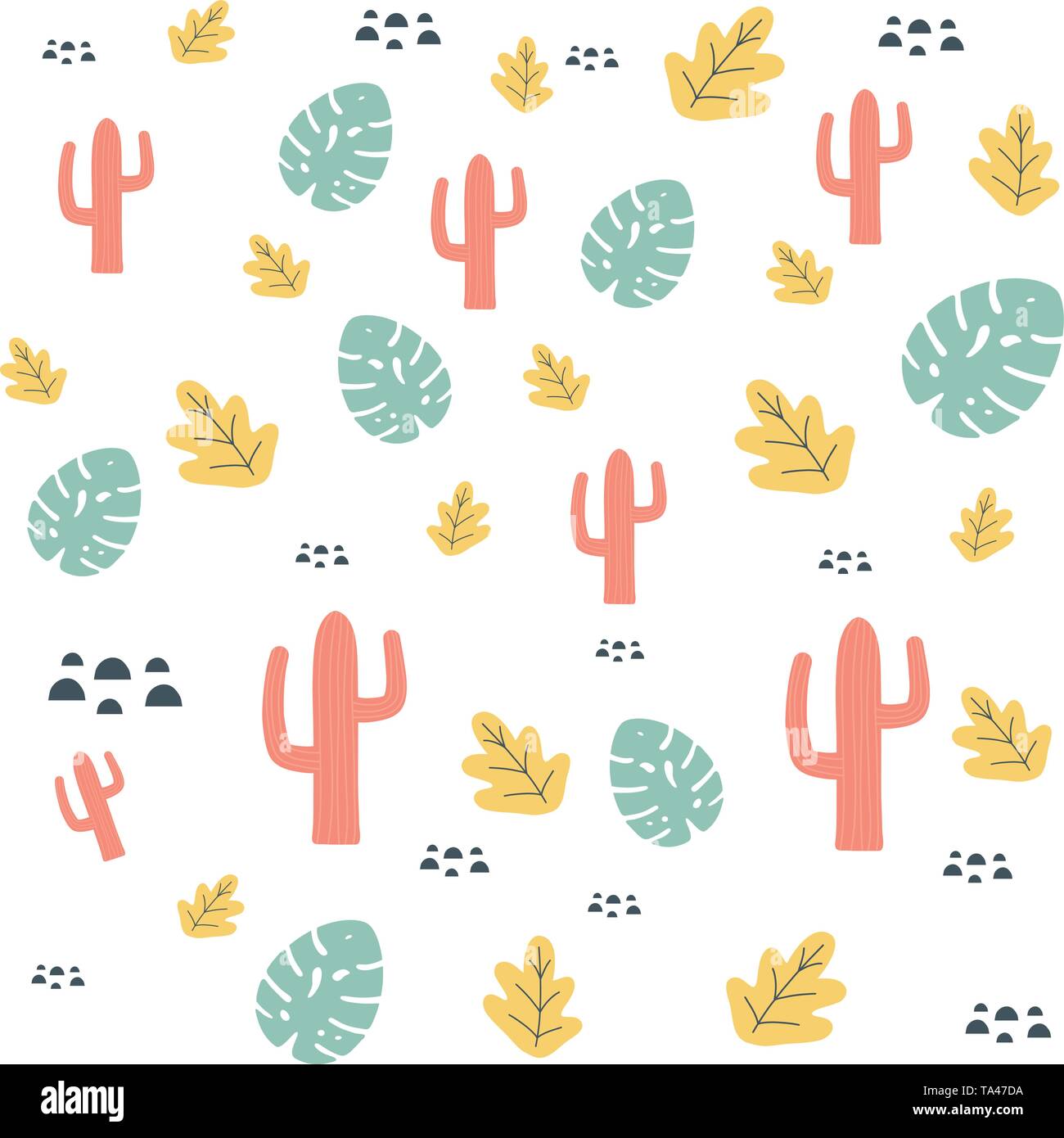 Cactus background design, Plant desert nature tropical summer mexico ...