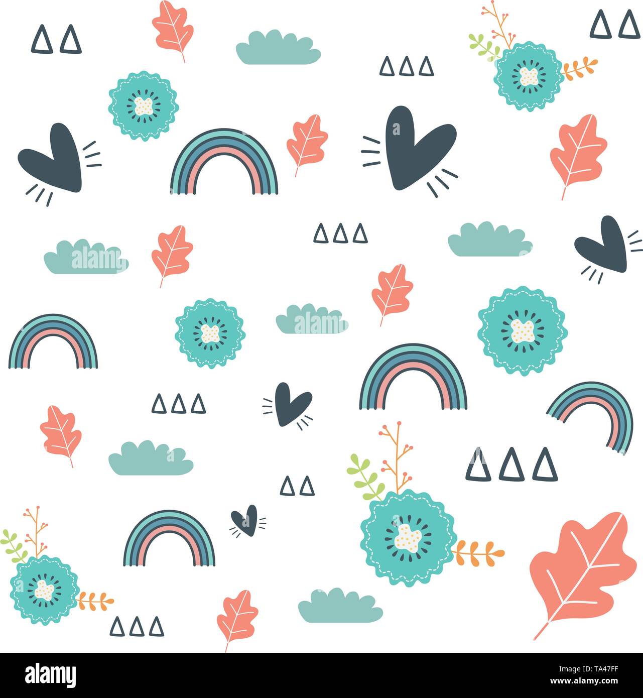 Rainbow background design, Weather climate time report meteorology sky ...