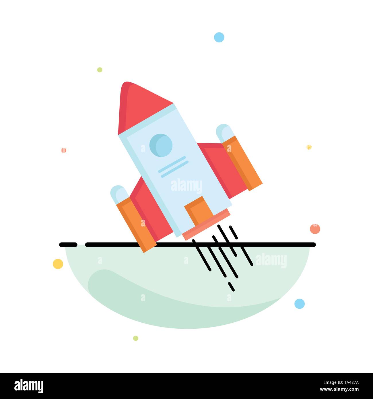 Soviet rocket universe exploration Stock Vector Images - Alamy