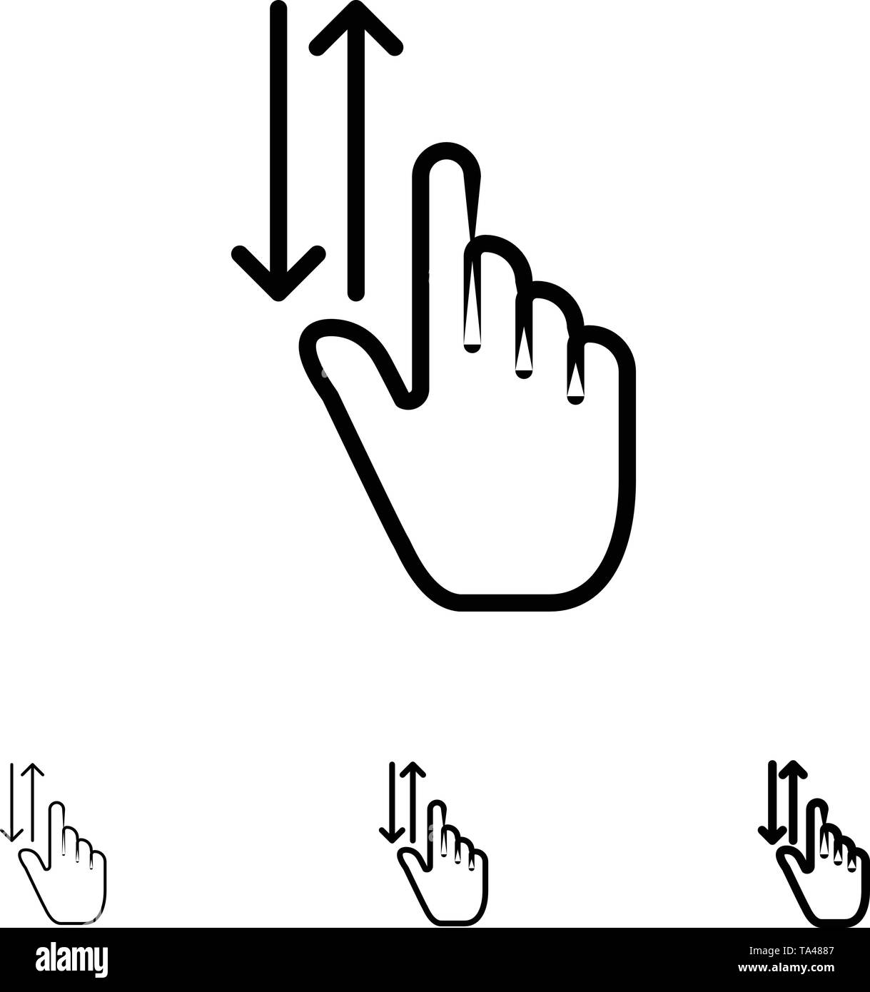 No hand signal Black and White Stock Photos & Images - Alamy