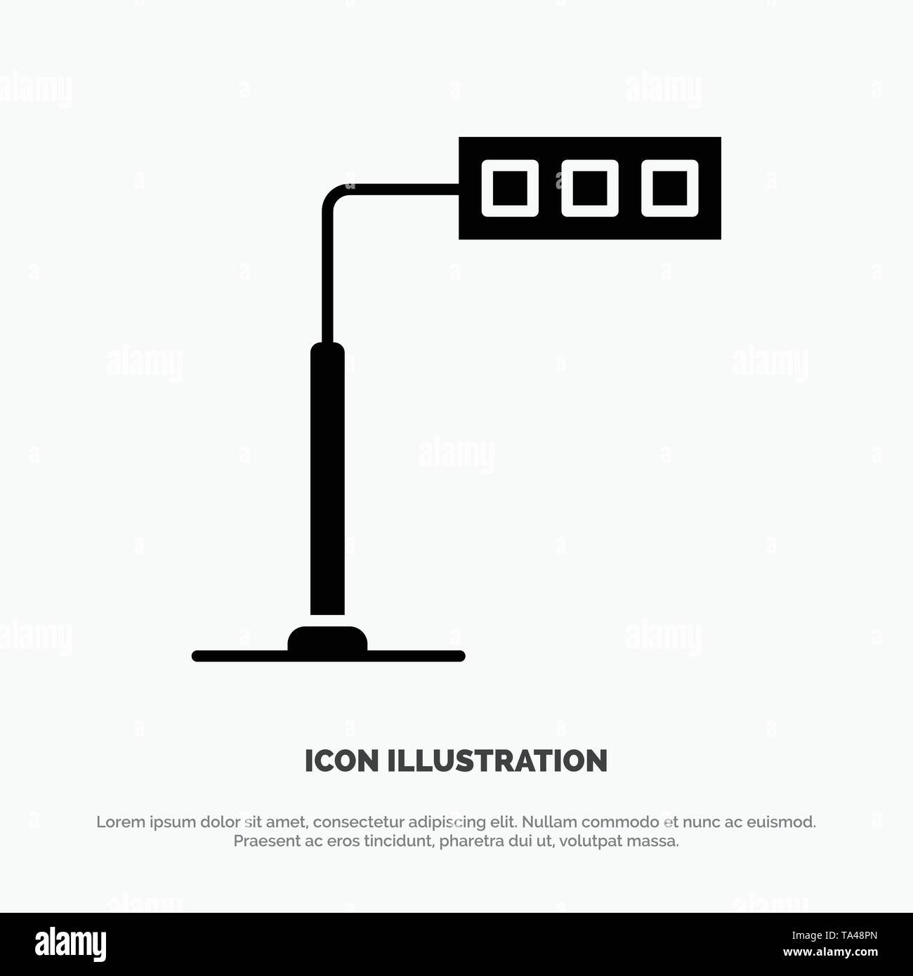 Light tower construction Stock Vector Images - Alamy