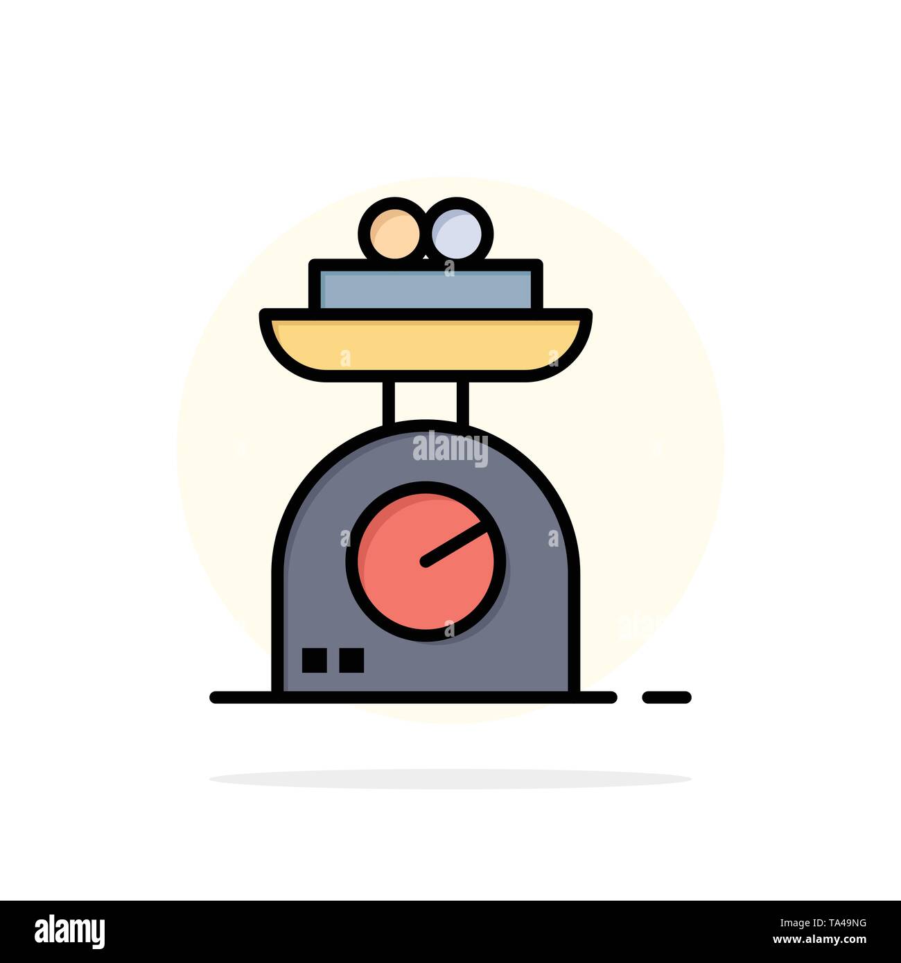 Weightscale vector vectors Cut Out Stock Images & Pictures - Alamy