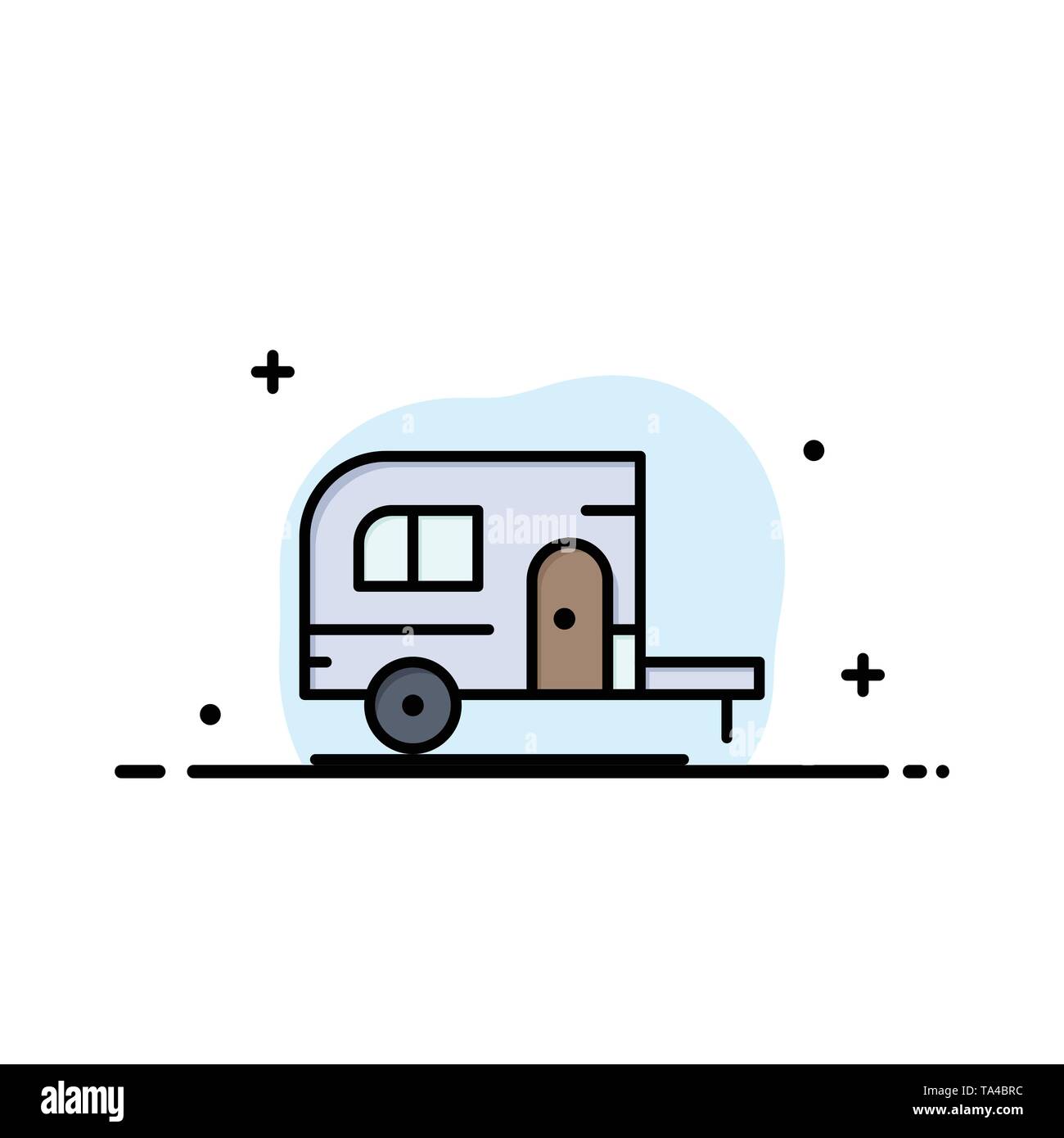 Caravan sign caravan logo Cut Out Stock Images & Pictures - Alamy