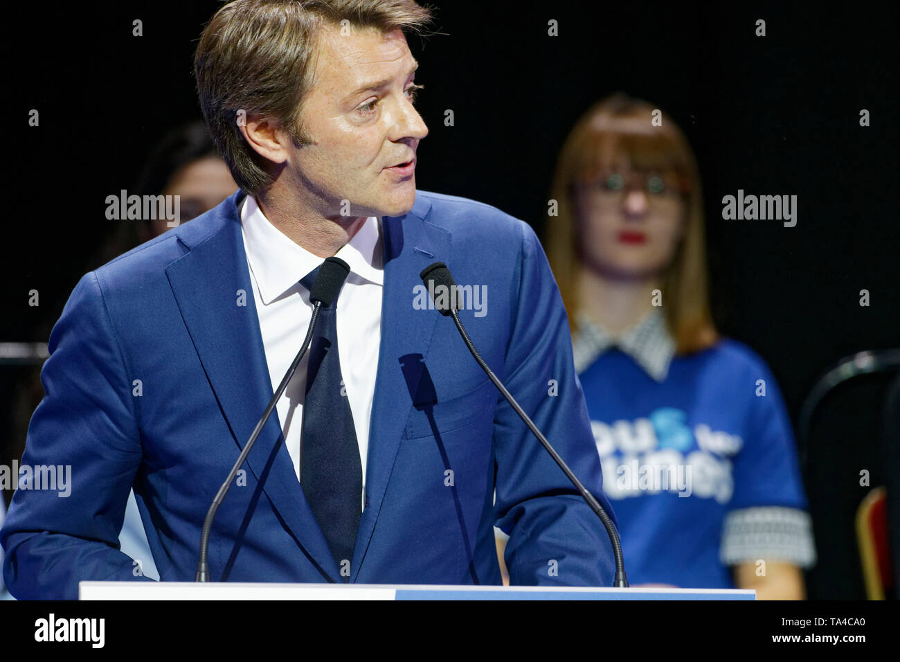 Paris, France. 9th October, 2016. Francois Baroin in Meeting of the ...