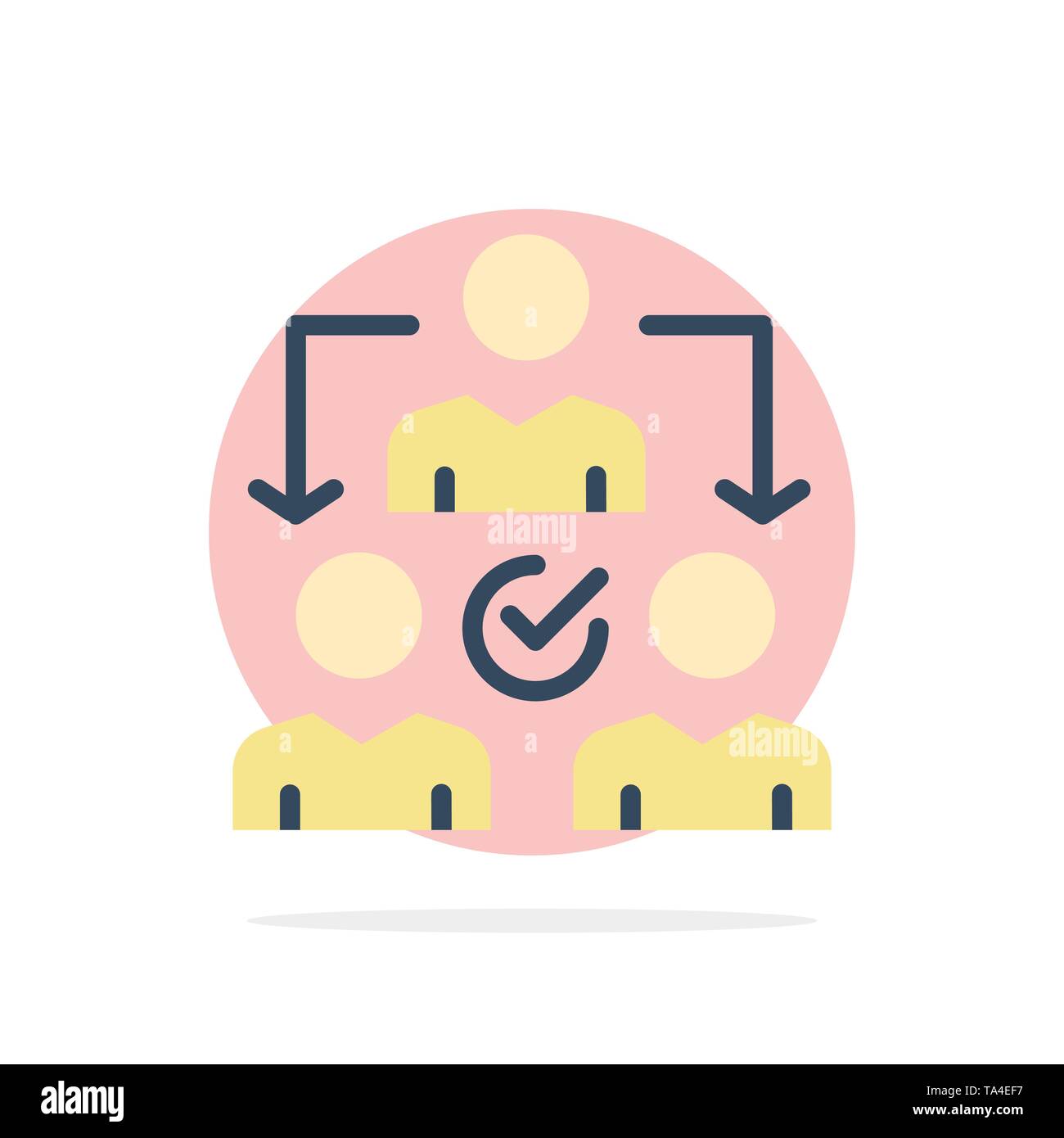 Delegation icon vector vectors hi-res stock photography and images - Alamy