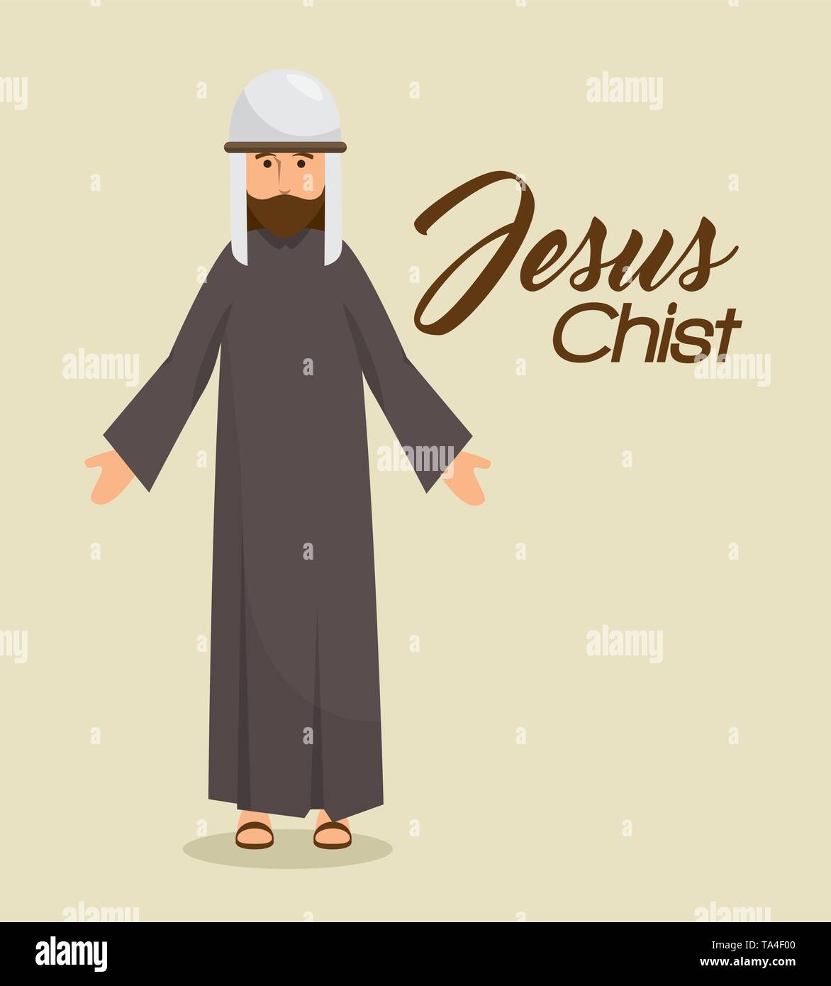 jesus christ religious character Stock Vector Image & Art - Alamy