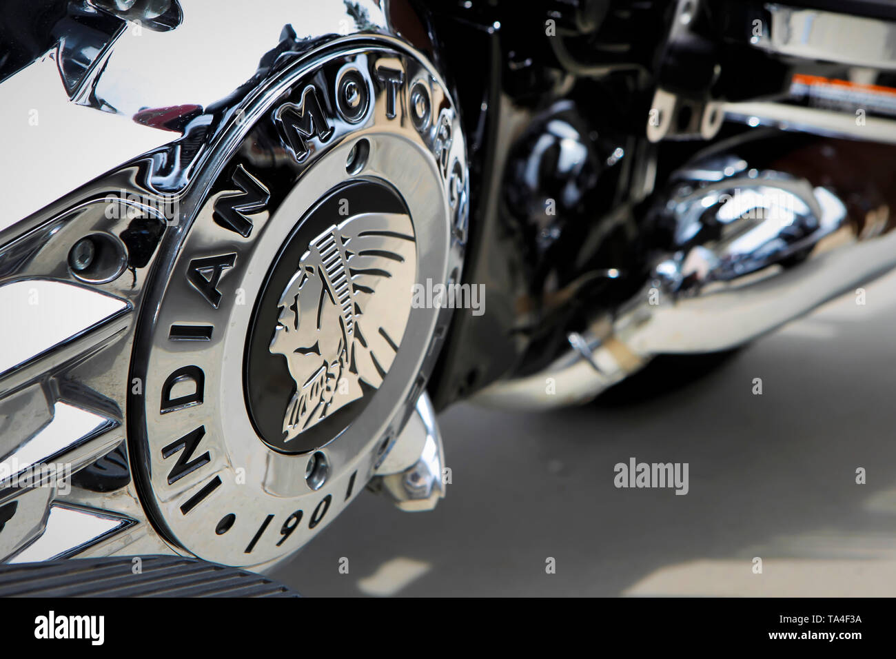 American motorcycle brand, Indian Chief Stock Photo - Alamy