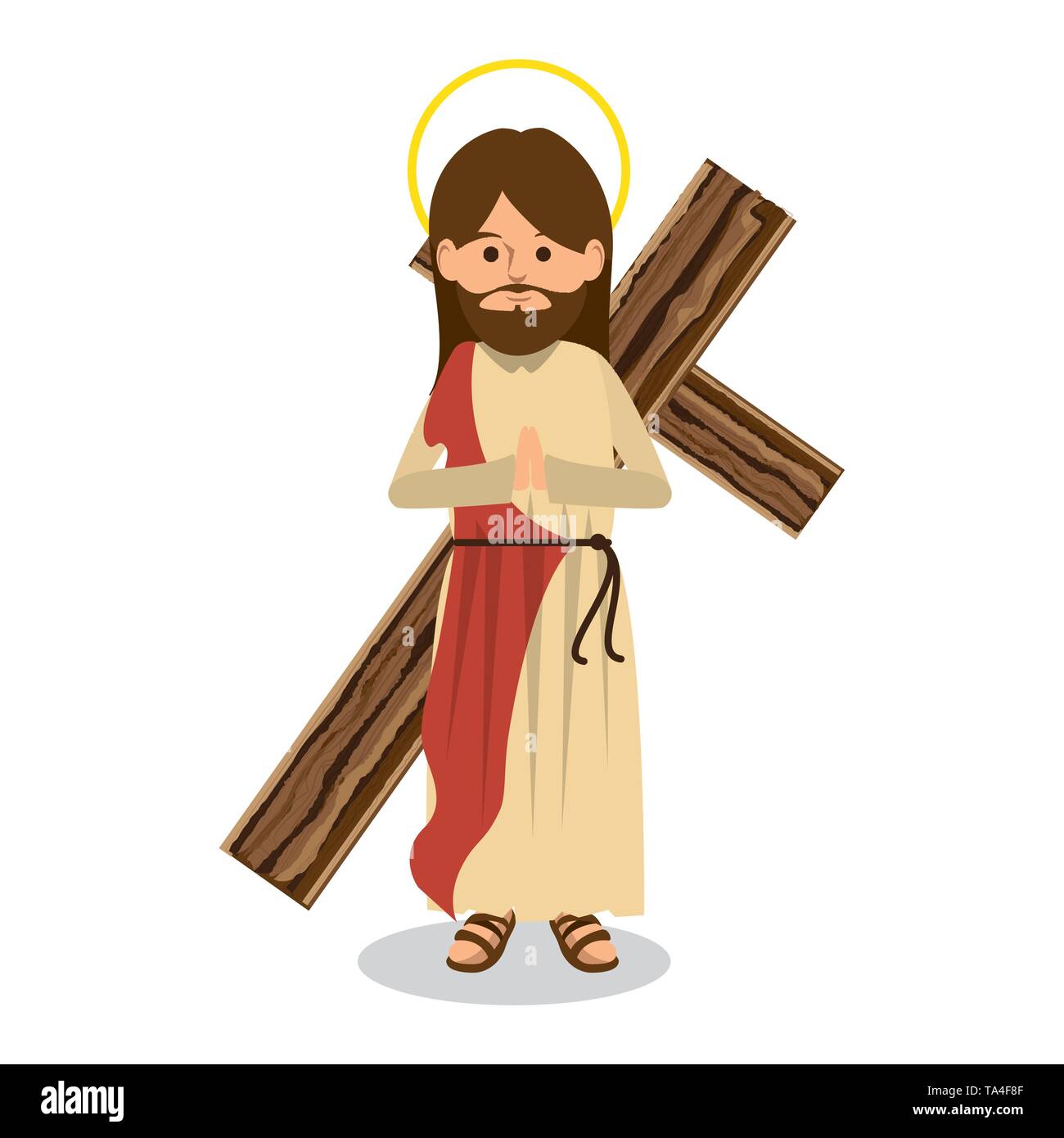 jesus christ religious character Stock Vector Image & Art - Alamy