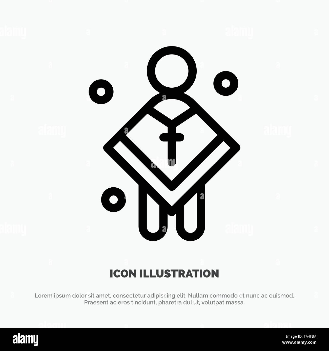 Christian black man Stock Vector Images - Alamy