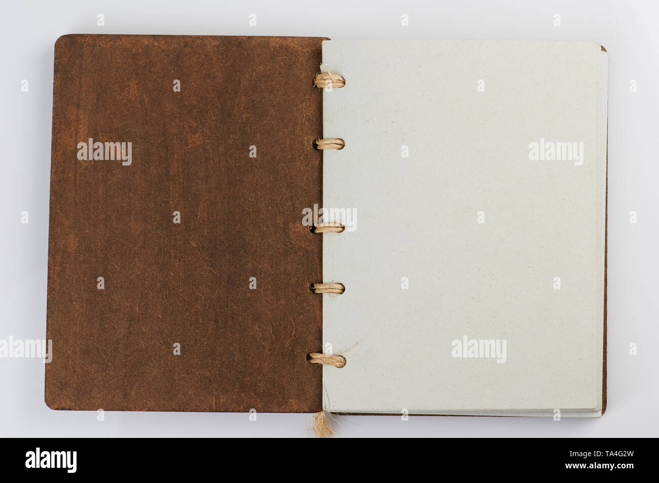 Open book with first page flat view isolated Stock Photo - Alamy